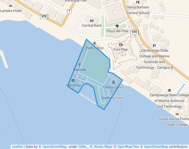 Paseo del Mar in Zamboanga | Map and Routes