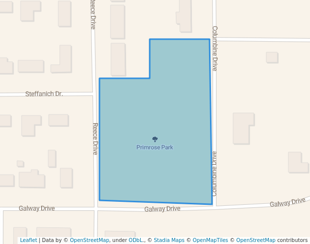 Primrose Park in Billings | Map and Routes