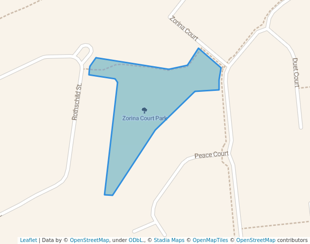 Zorina Court Park in Eatons Hill | Map and Routes