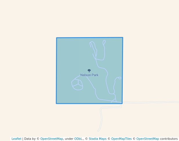 Nelson Park in Dow City | Map and Routes