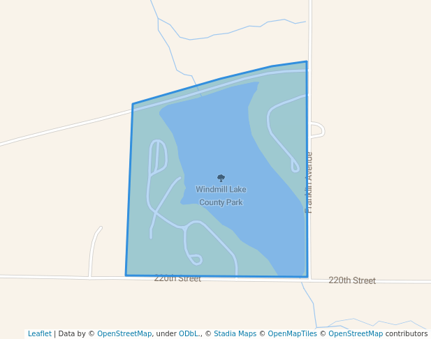 Windmill Lake County Park in New Market | Map and Routes