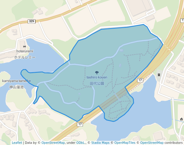 田代公園 in Tosu | Map and Routes