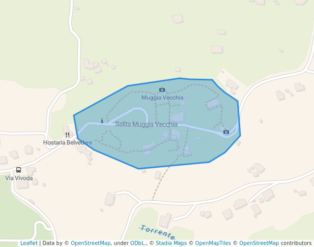 Parco archeologico di Muggia Vecchia in Muggia | Map and Routes