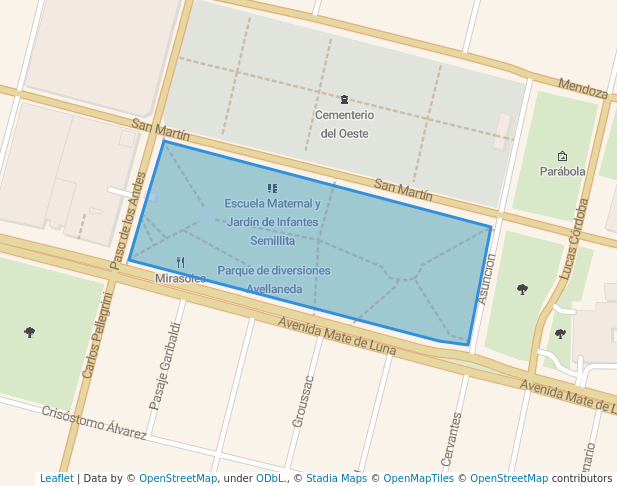 Parque Avellaneda in San Miguel de Tucumán | Map and Routes