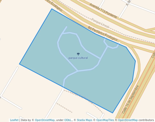 parque cultural in Heroica Puebla de Zaragoza | Map and Routes