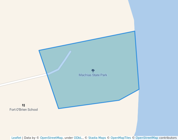 Machias State Park in Machiasport | Map and Routes