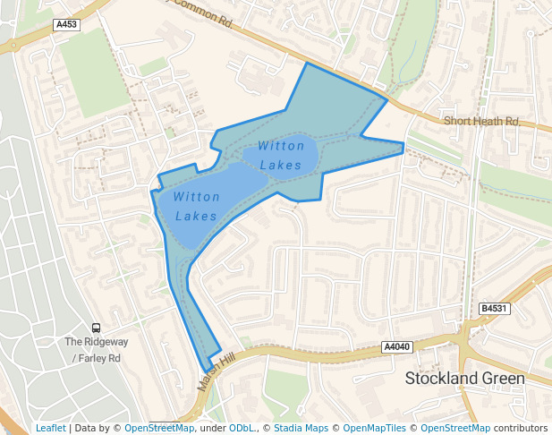 Witton Lakes in Birmingham | Map and Routes