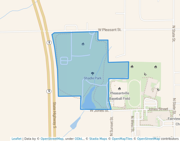 Shadle Park in Pleasantville | Map and Routes