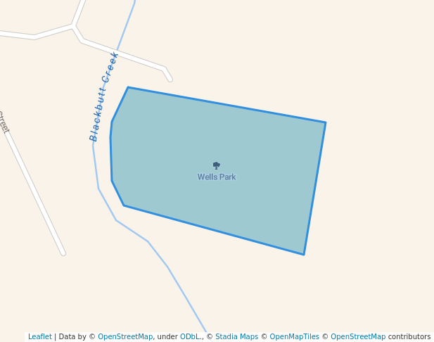 Wells Park in Linville | Map and Routes