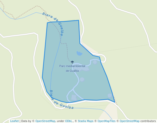 Parc Mediambiental de Gualba in Gualba | Map and Routes