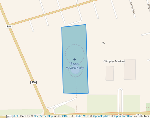 Bayraq Meydanı / Qax in Qax | Map and Routes