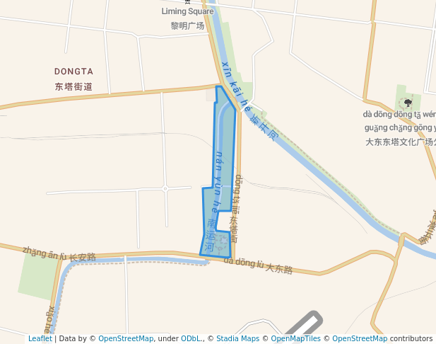东塔公园 in Shen Yang Shi | Map and Routes