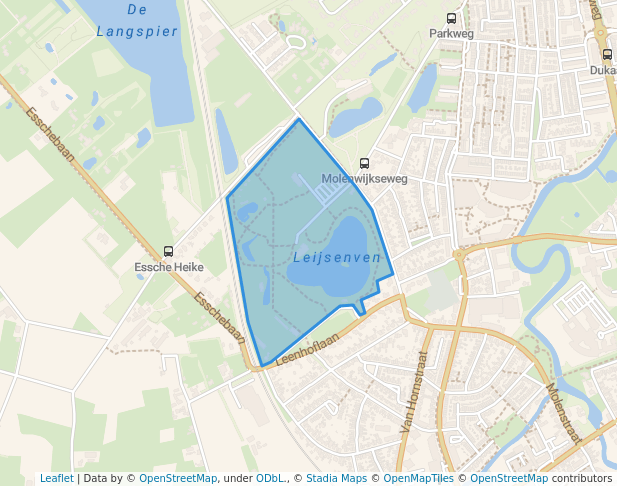 Park Molenwijk in Boxtel | Map and Routes