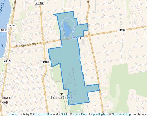 Wood Dale County Park in Woodcliff Lake | Map and Routes