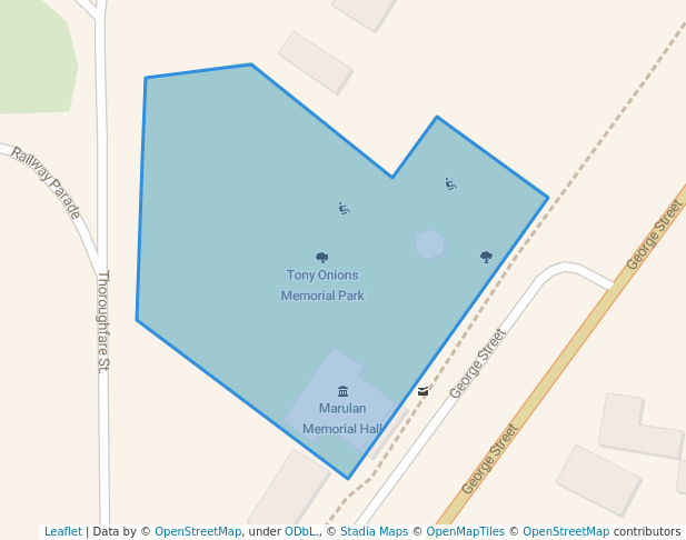 Tony Onions Memorial Park in Marulan | Map and Routes