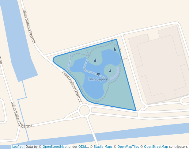 Twin Lagoon in Surabaya | Map and Routes