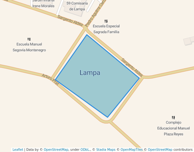 Plaza de Armas de Lampa in Lampa | Map and Routes