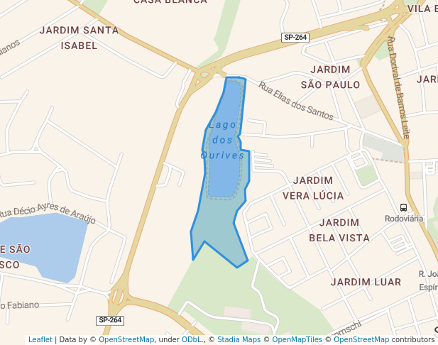 Parque dos Ourives in Salto de Pirapora | Map and Routes