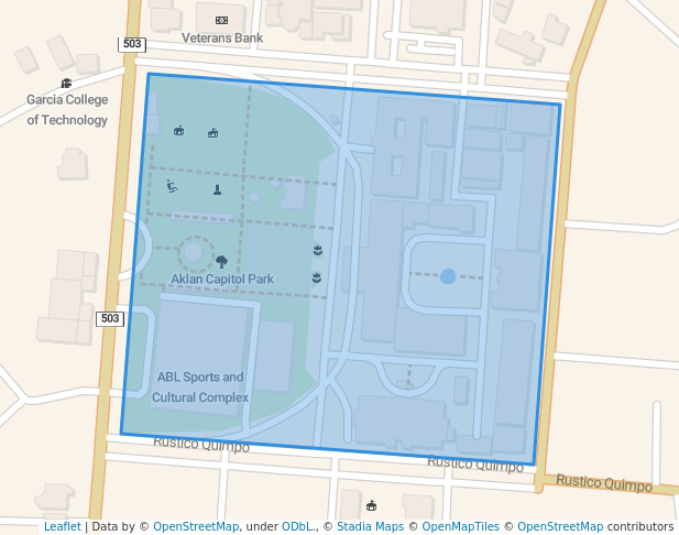 Aklan Capitol Park in Kalibo | Map and Routes