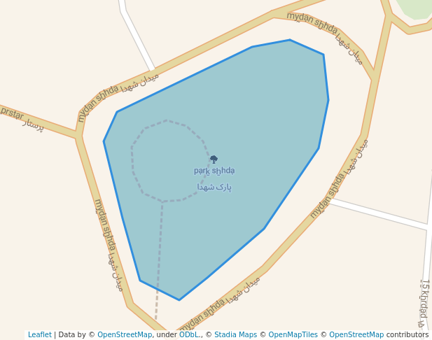 پارک شهدا in Masal | Map and Routes