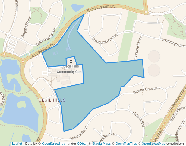 Pye Hill Reserve in Cecil Hills | Map and Routes