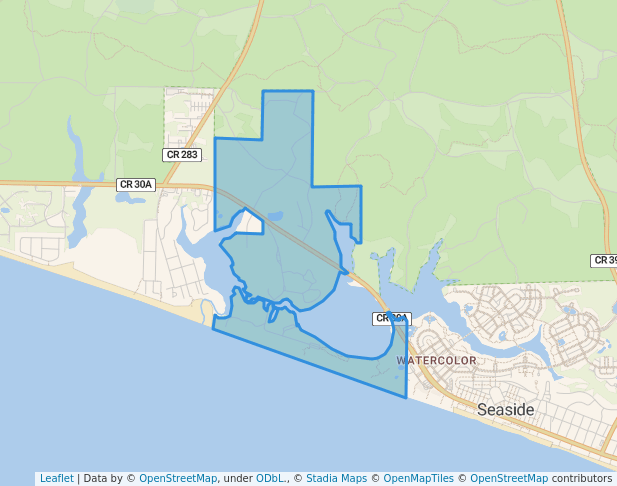 Grayton Beach State Park in Santa Rosa Beach | Map and Routes