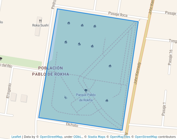 Parque Pablo de Rokha in La Pintana | Map and Routes