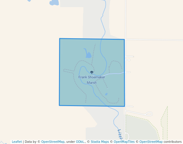 Frank Shoemaker Marsh in Lincoln | Map and Routes