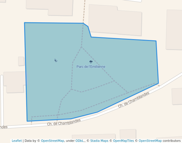 Parc Emilienne in Pully | Map and Routes