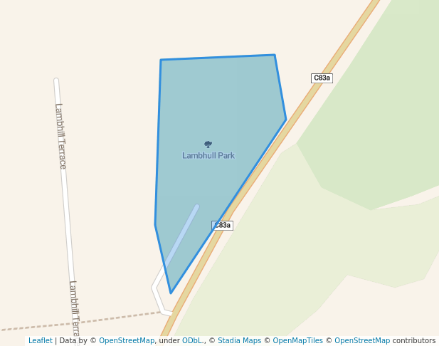 Lambhull Park in Lockerbie | Map and Routes