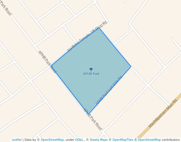 APHB Park in Machilipatnam | Map and Routes