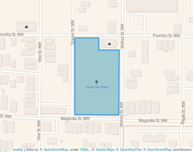 Vine City Park in Atlanta | Map and Routes