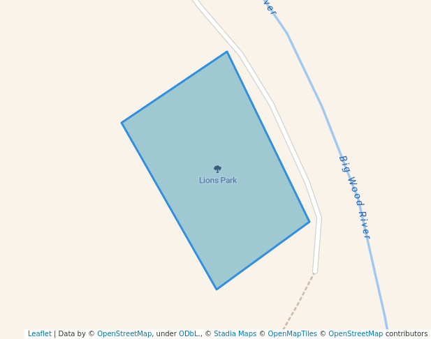 Lions Park in Hailey | Map and Routes