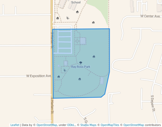 Ray Ross Park in Lakewood | Map and Routes