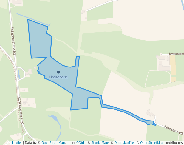 Lindenhorst in De Schiphorst | Map and Routes