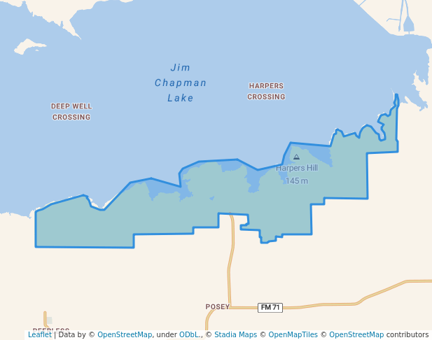 Cooper Lake State Park - South Sulphur Unit in Sulphur Springs | Map ...
