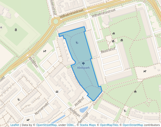 Abdijpark in Uden | Map and Routes