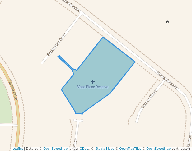 Vasa Place Reserve in Keilor Lodge | Map and Routes