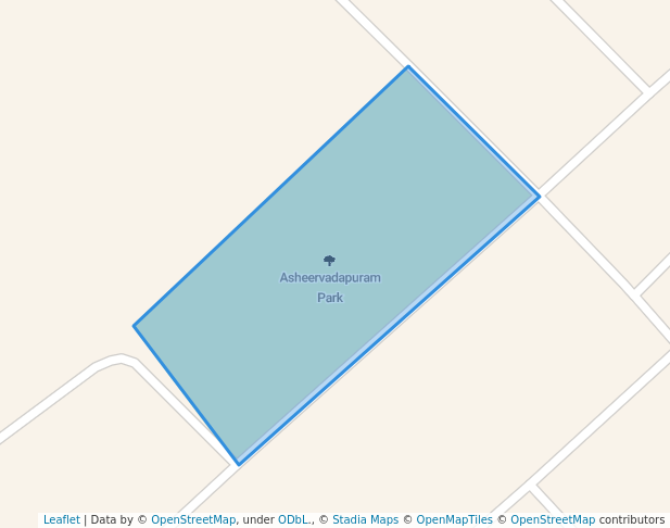 Asheervadapuram Park in Machilipatnam | Map and Routes