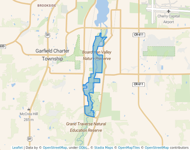Beitner Park in Traverse City | Map and Routes