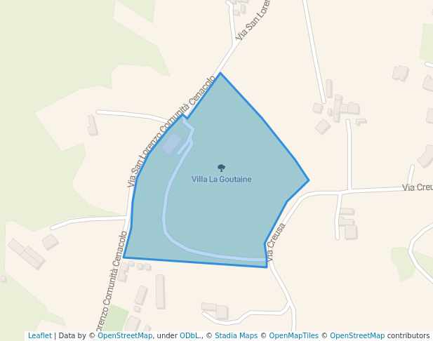 Villa La Goutaine in Saluzzo | Map and Routes