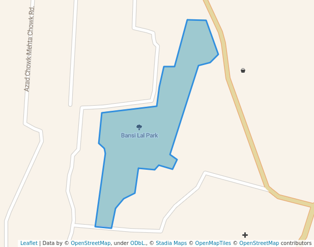 Bansi Lal Park in Narnaul | Map and Routes