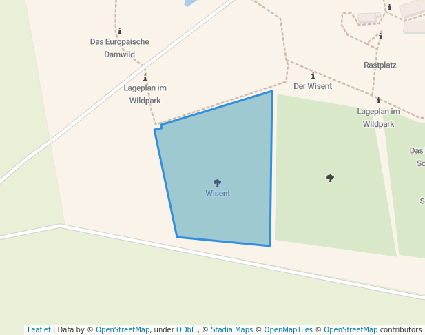 Wisent in Baruth/Mark | Map and Routes