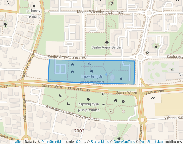 הספורטק החדש in Ra'anana | Map and Routes