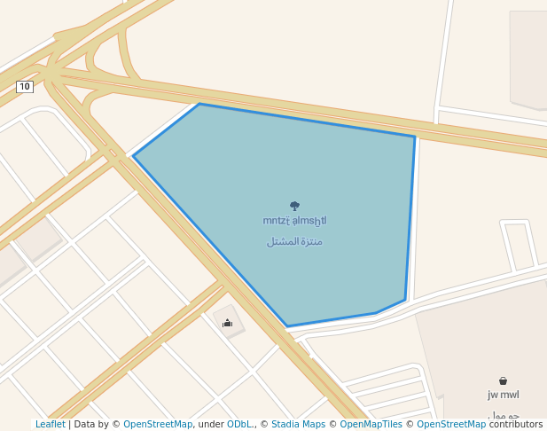 منتزة المشتل in Al-Kharj | Map and Routes