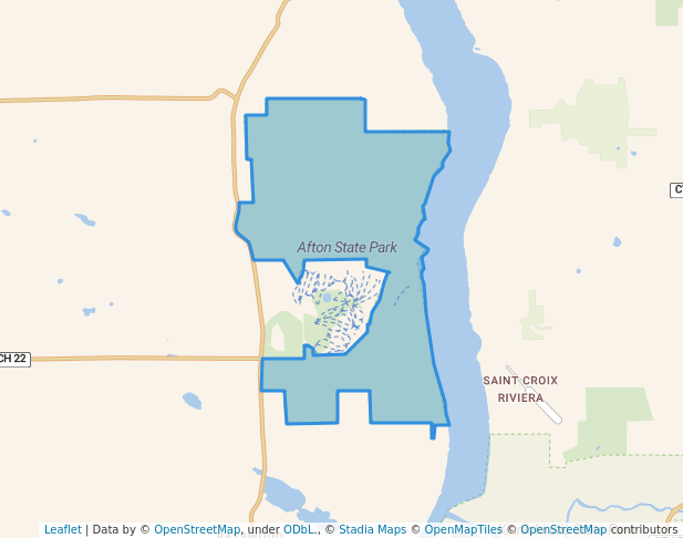 Afton State Park in Afton | Map and Routes