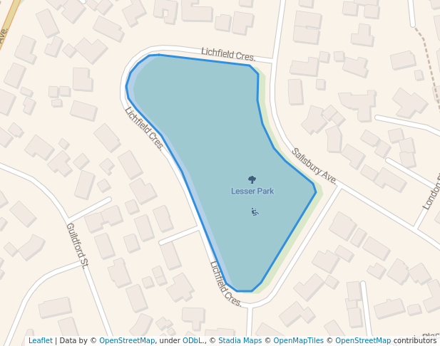 Lesser Park in Napier | Map and Routes