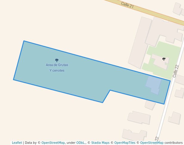 Area de Grutas Y cenotes in Ucú | Map and Routes