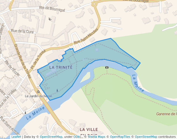 Parc de la Garenne Valentin in Clisson | Map and Routes