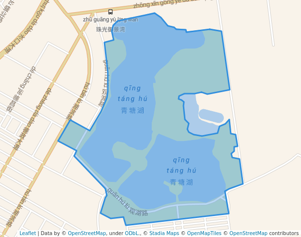 湖滨公园 in Hui Zhou Shi | Map and Routes